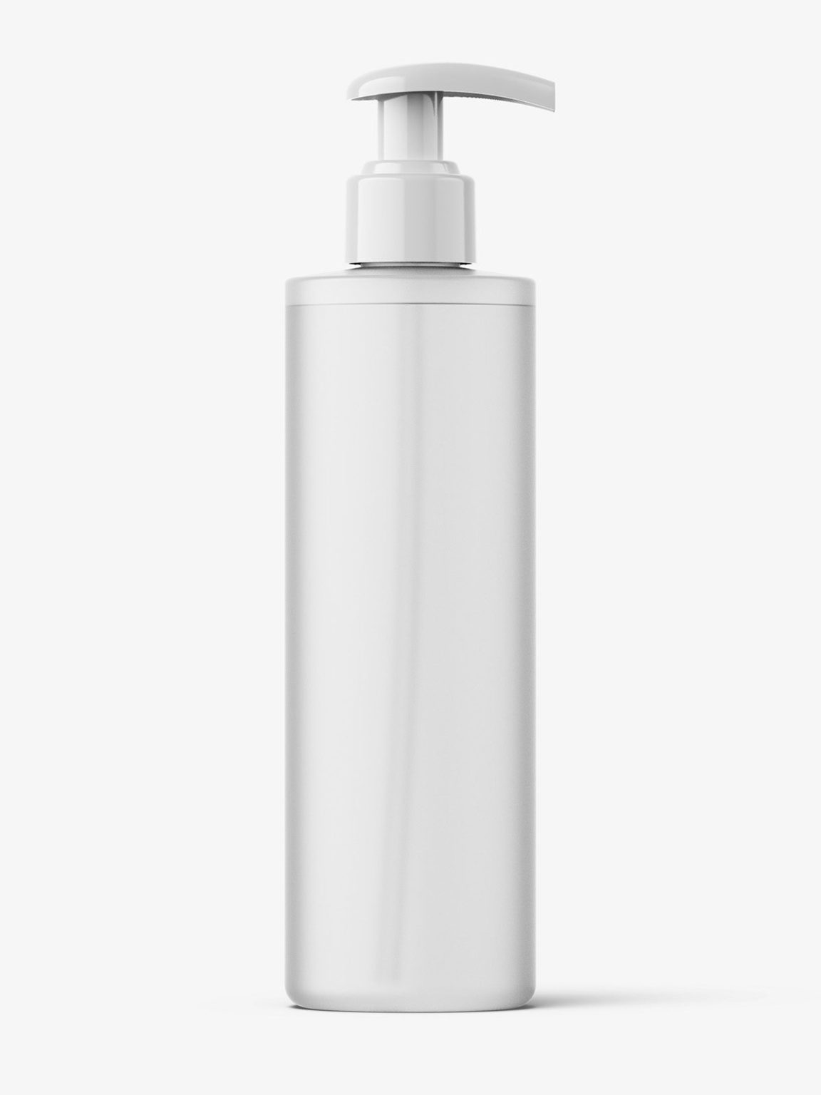 Frosted bottle with pump mockup / 200 ml - Mockups Design